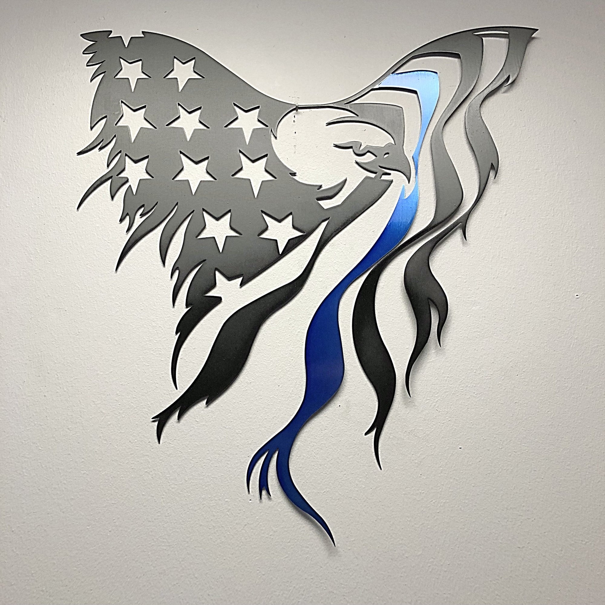 Blue Line #Merica Eagle