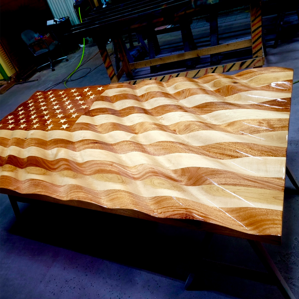 The Gargantuan BUTCHER BLOCK Flag